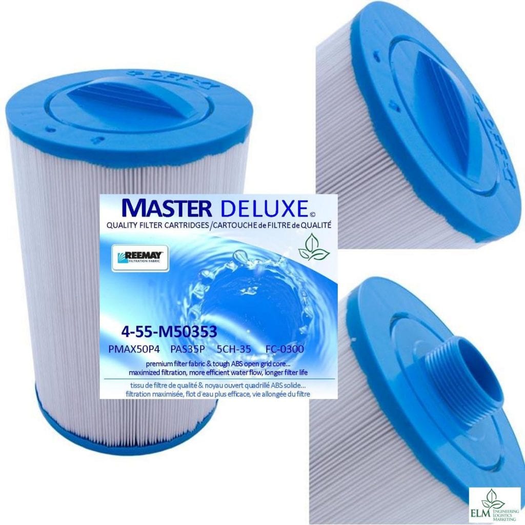 35 sq.ft. Spa Filter Master Deluxe M50353 PMAX50P4 5CH-35 - The Hot Tub ...