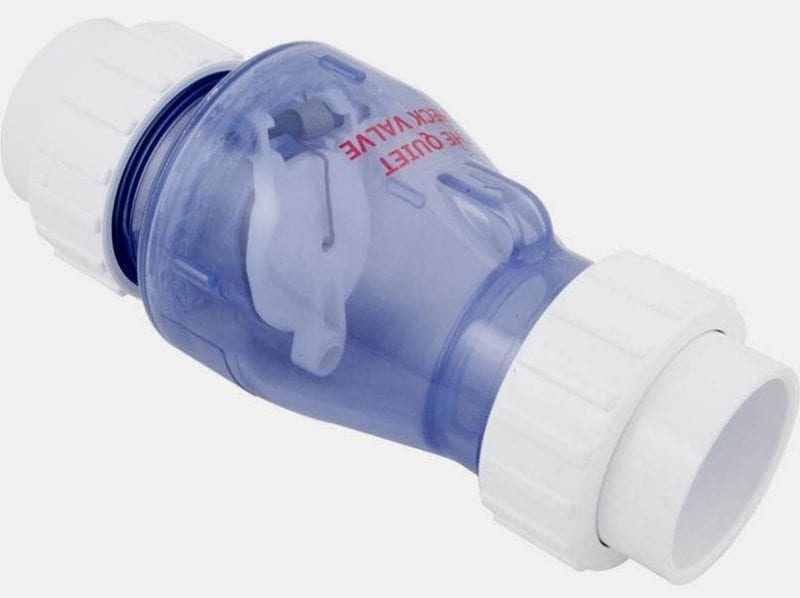 Water Check Valve Swing; 1/2lb 2.0” Union Clear - The Hot Tub ...