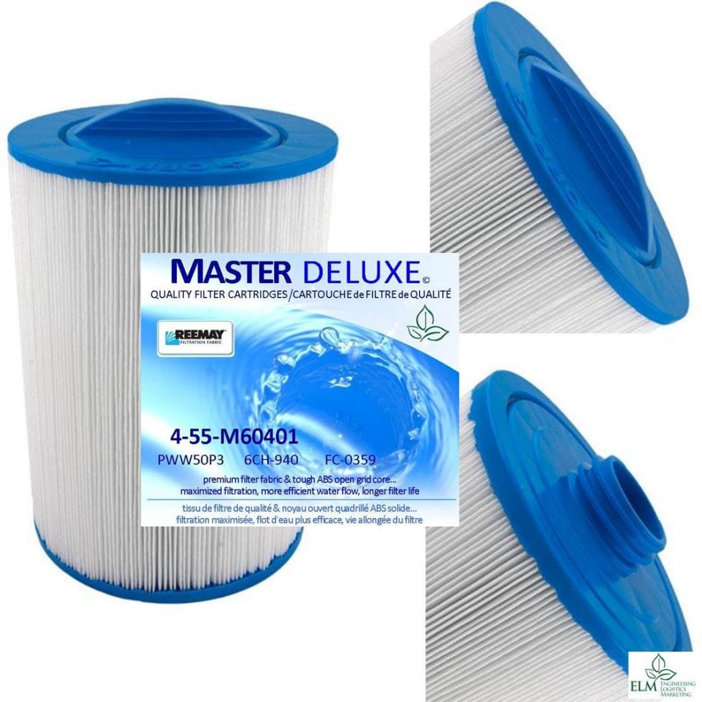 40sqft. Spa Filter Master Deluxe M60401 PWW50P3 6CH-940 FC-0359 - The ...